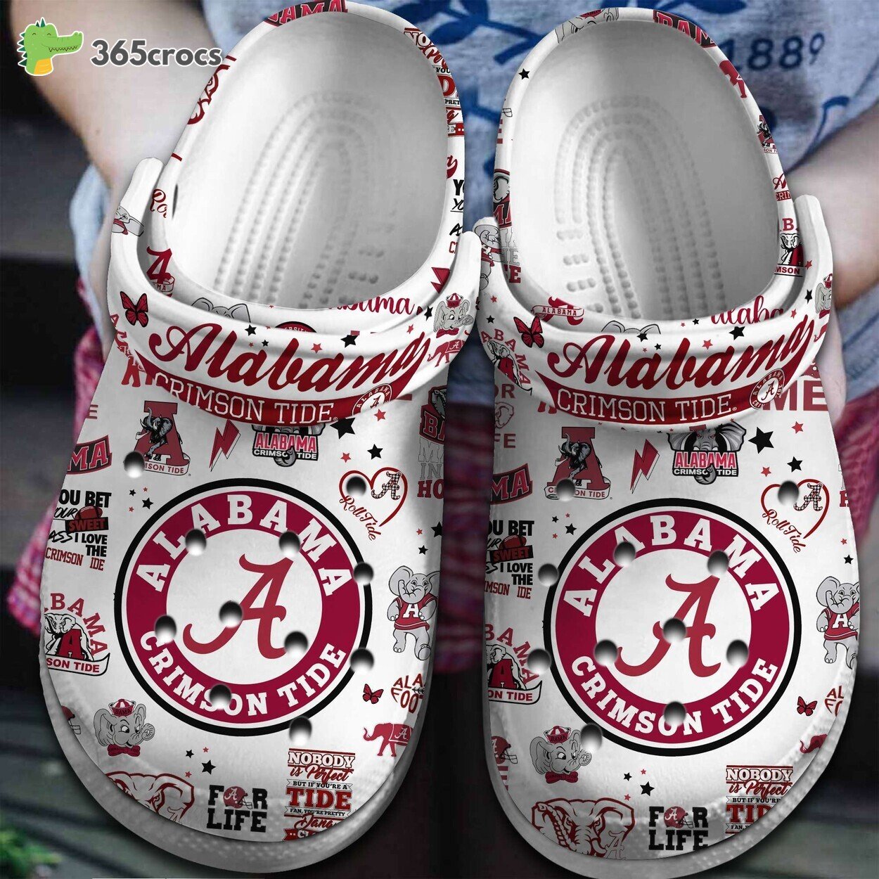 Alabama Crimson Tide Crocs - 365crocs