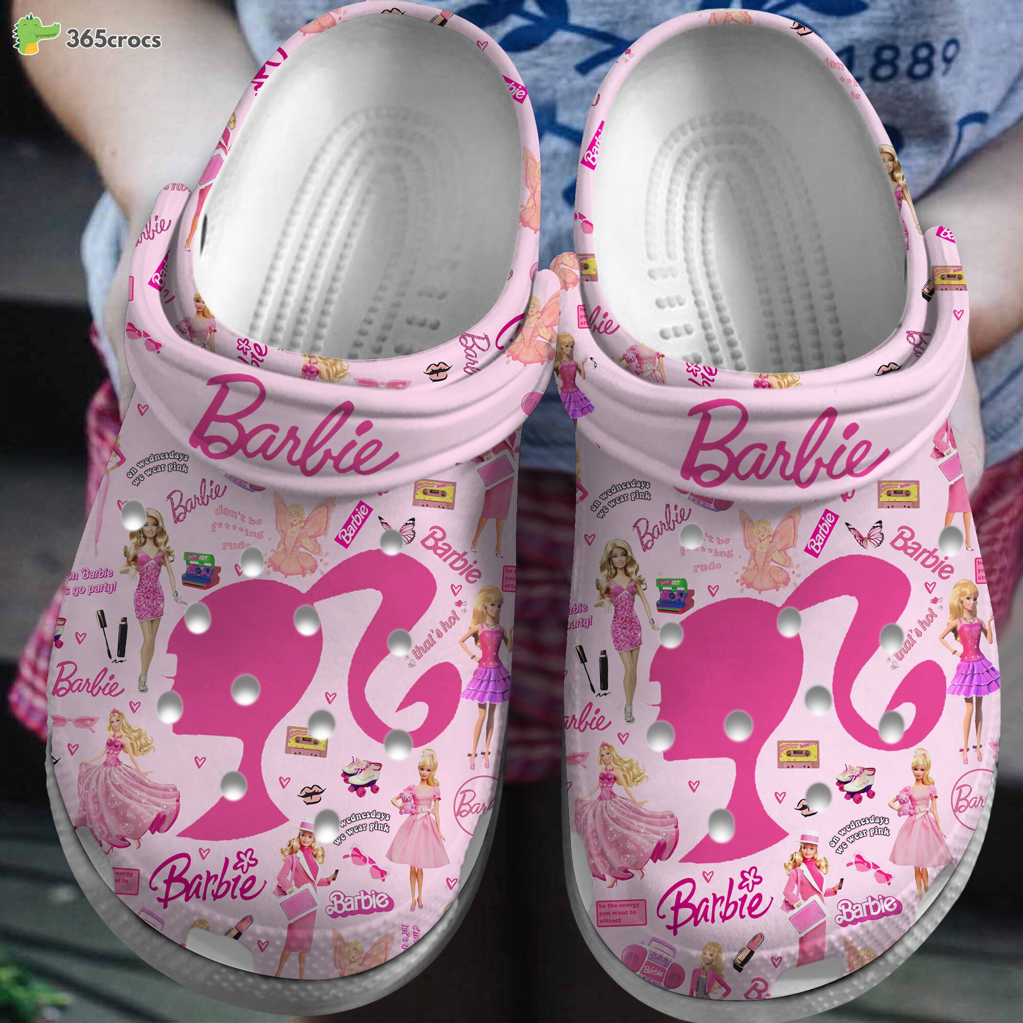 Barbie Cartoon Toy Premium Comfortable Clogs Crocs Shoes Edition - 365crocs