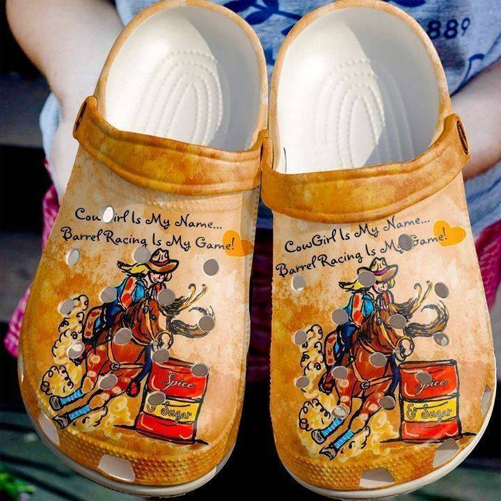 Barrel Racing Is My Game Classic Clogs Crocs Shoes - 365crocs
