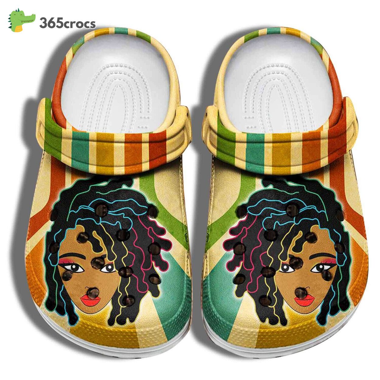 Black Girl Hair Juneteenth Africa Culture Black Women Clog Shoes - 365crocs