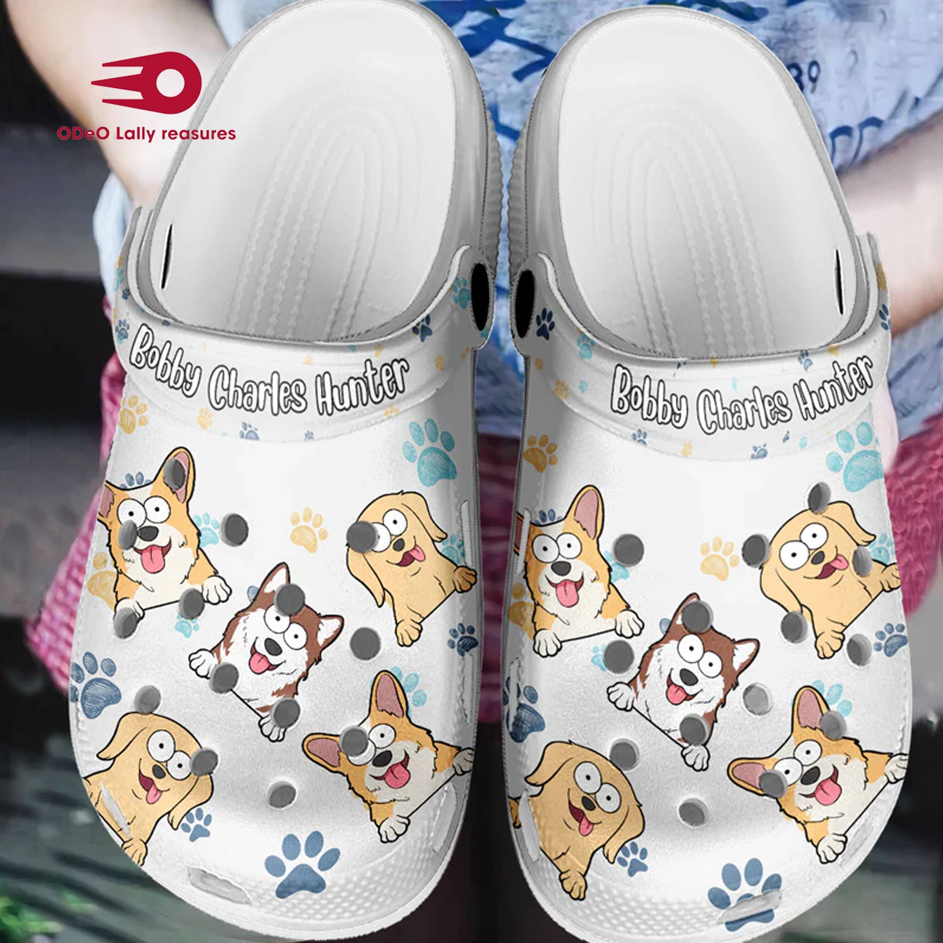 Cute Dogs Design Clogs Autumn Season Dog Lover Mom Dad Gift - 365crocs