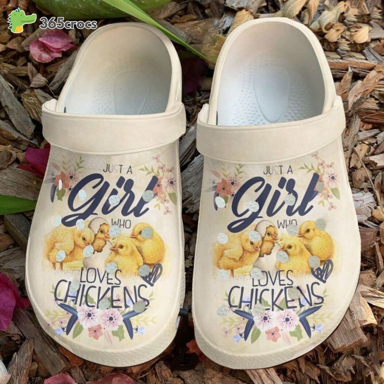 Dive into Farm Life Chicken Girl Love Themed Classic Clog Footwear ...