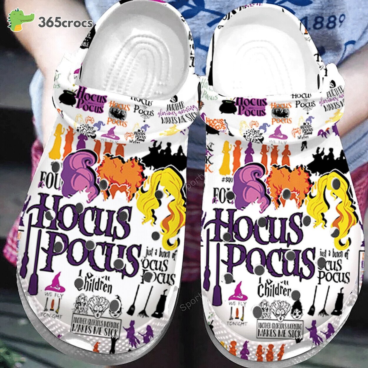Dive into Magic Moments Hocus Pocus Whimsical White Themed Clog ...