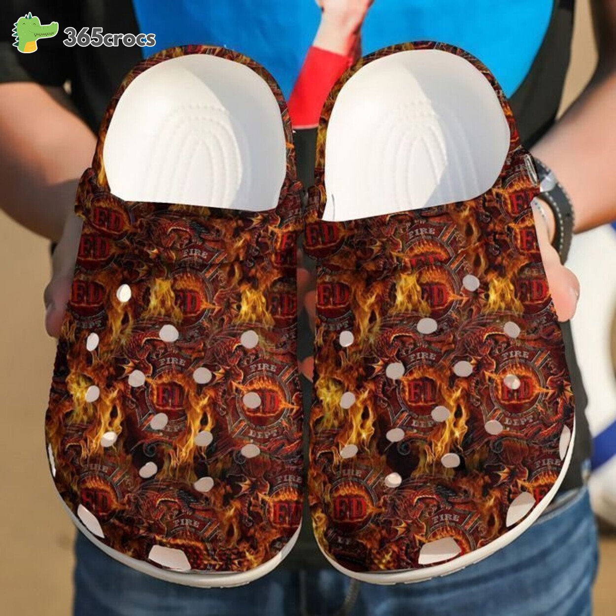Firefighter Crocs - 365crocs