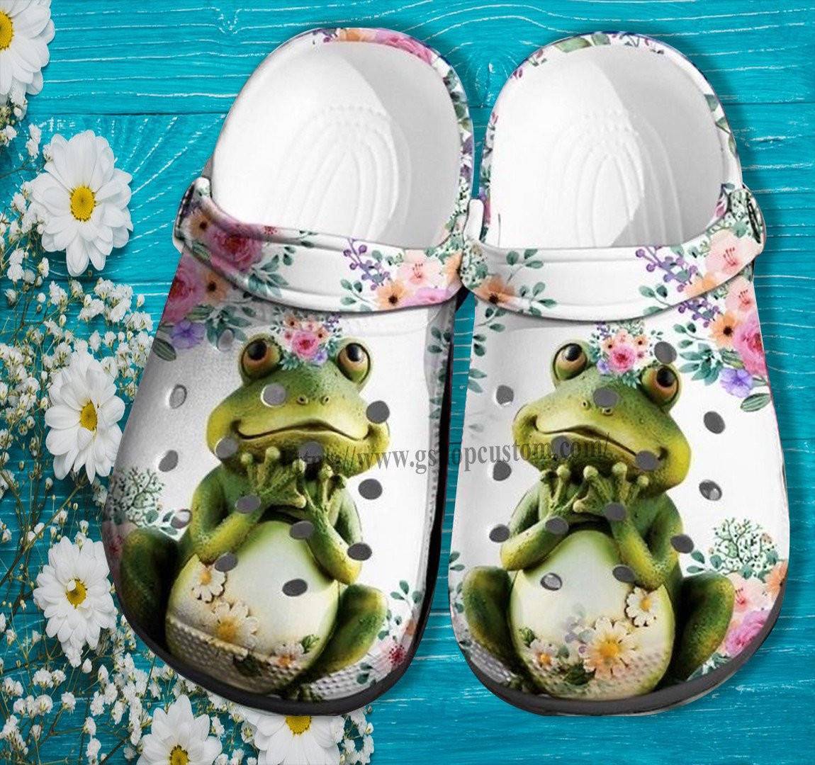 Floral Crocs - 365crocs