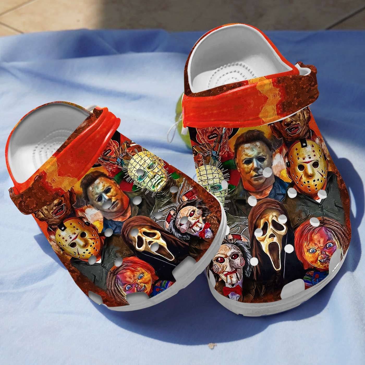Halloween Horror Movie Characters Crocband Clogs - 365crocs