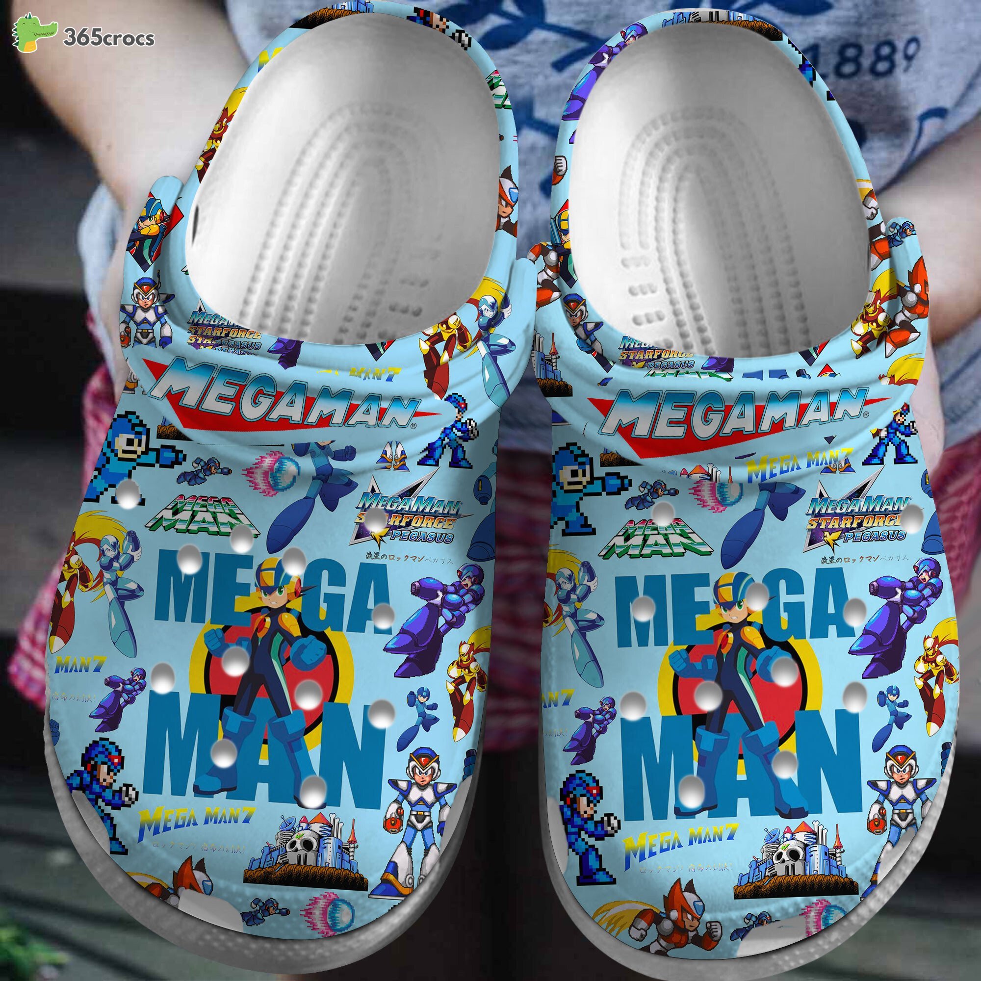 Mega Man Game Adventure Comfortable Crocs Clogs Shoes Series Collection ...