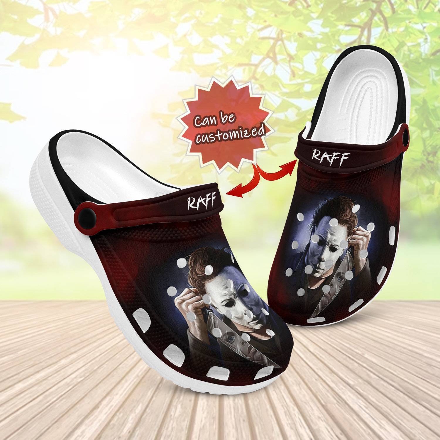 Michael Myers Horror Face Themed Clogs Gift Men Women Children - 365crocs