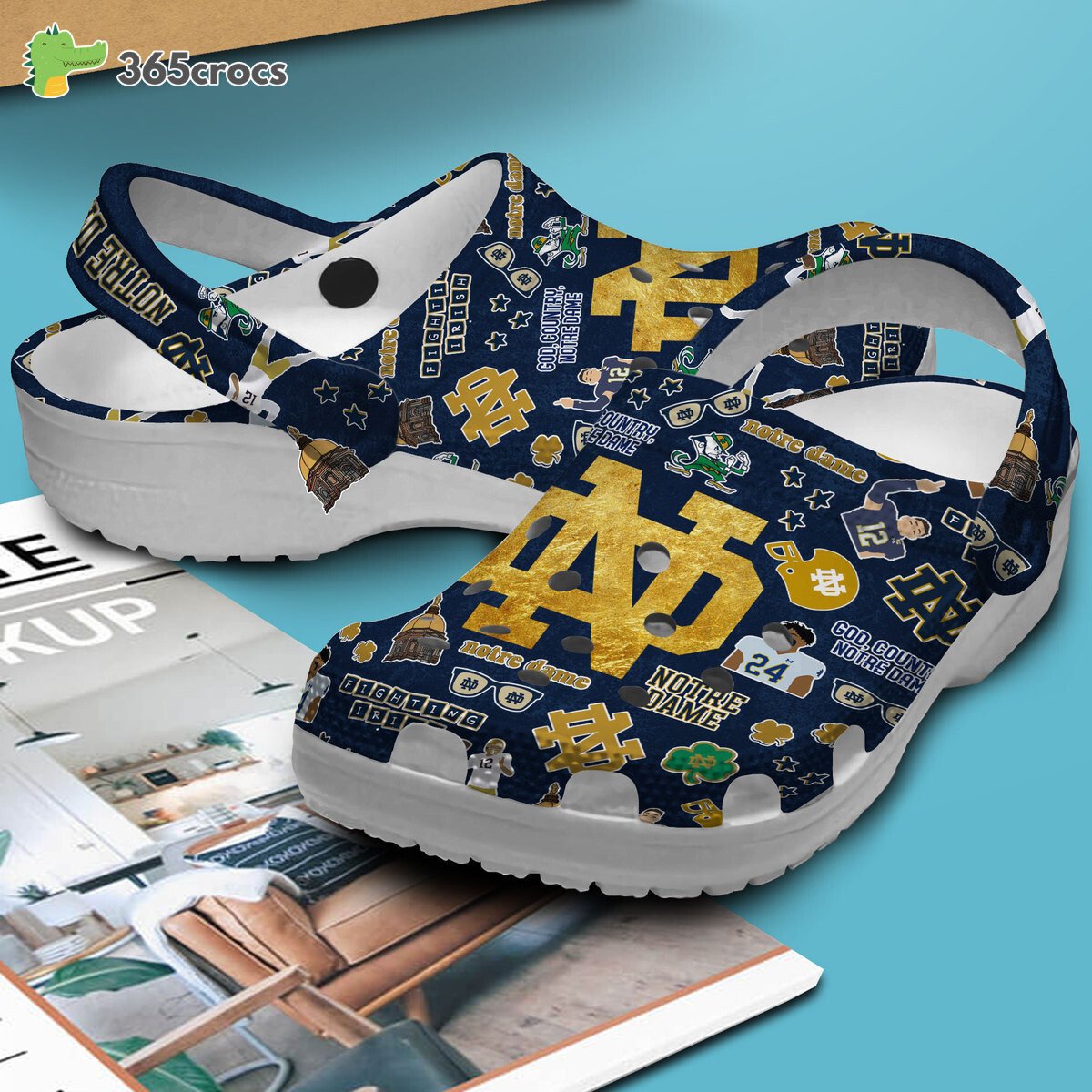 Notre Dame Fighting Irish Crocs - 365crocs Notre Dame Fighting Irish Crocs - 365crocs