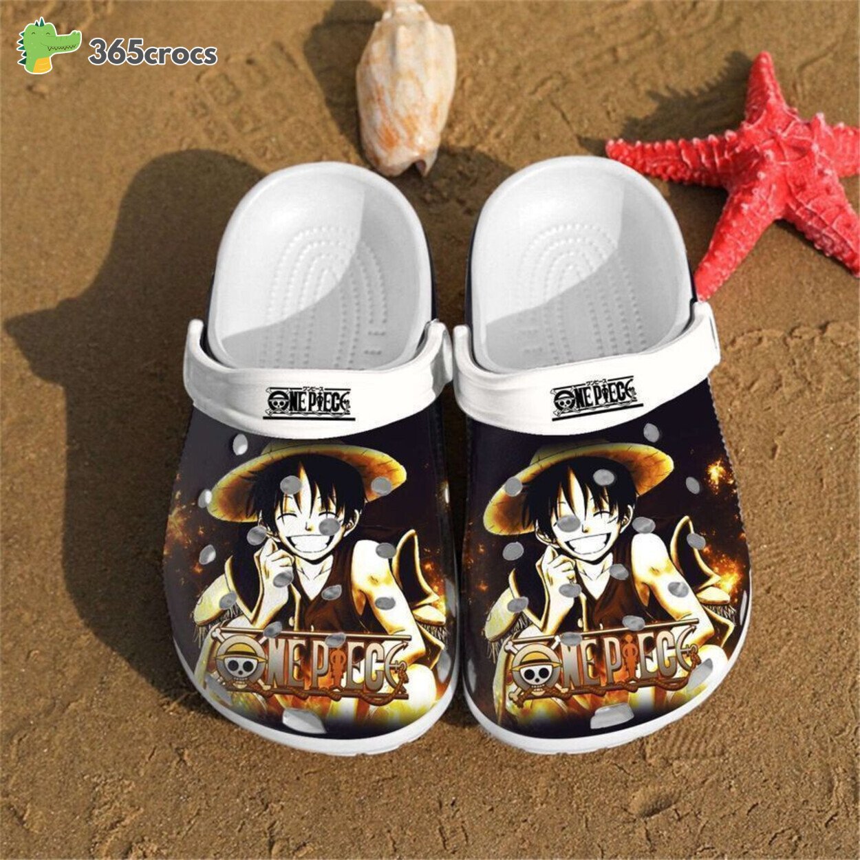 Personalised One Piece Artwork Custom Clogs Shoes Anime Comfort - 365crocs