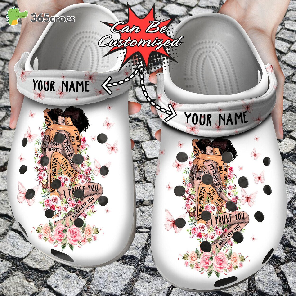 Personalized African Black Couple clog Shoes Custom - 365crocs