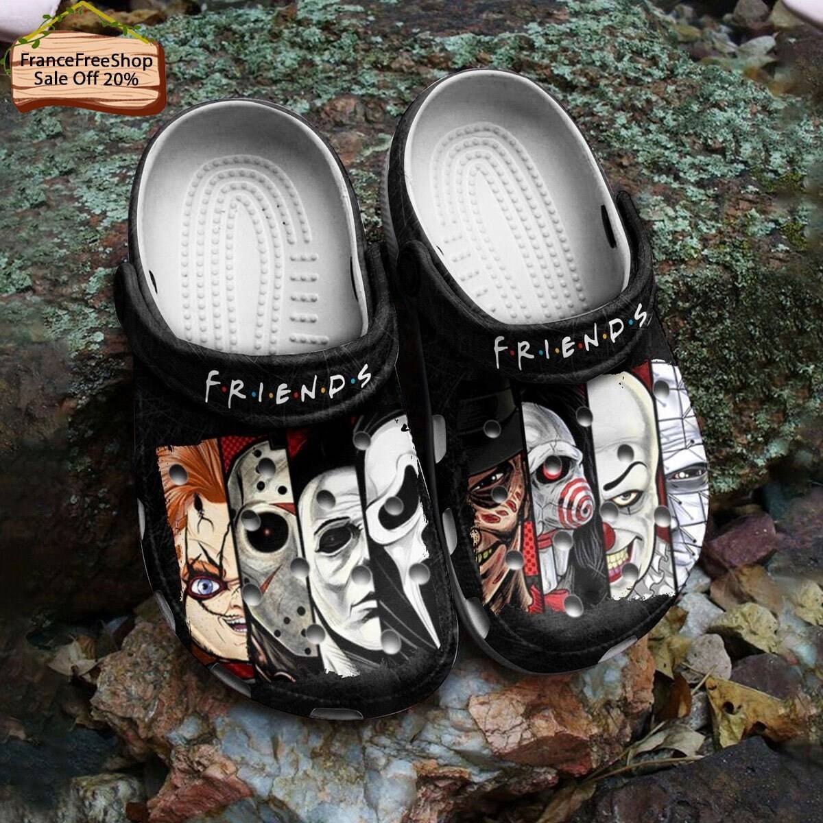 Personalized Friends Horror Movies Clogs Kids Halloween Gift - 365crocs