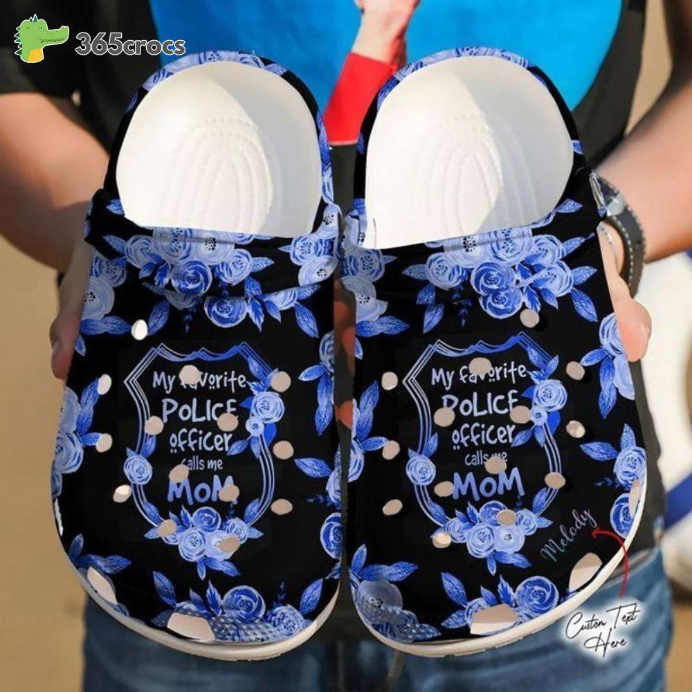 Police Crocs - 365crocs