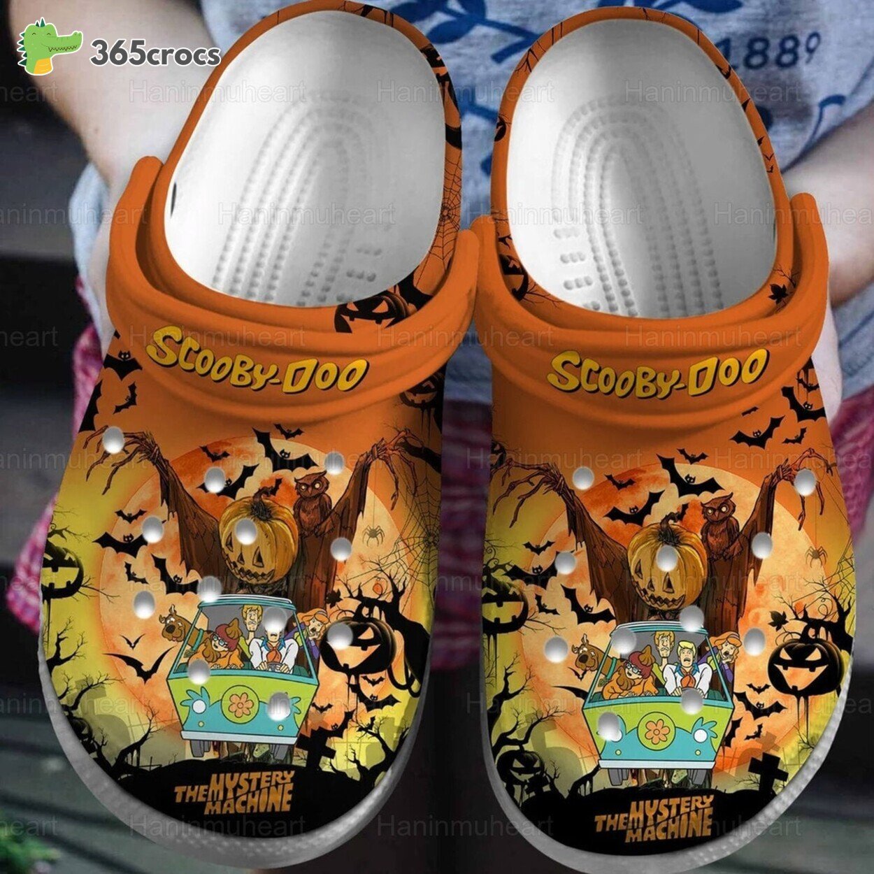 Scooby Doo Halloween Special Custom Festive Crocs - 365crocs