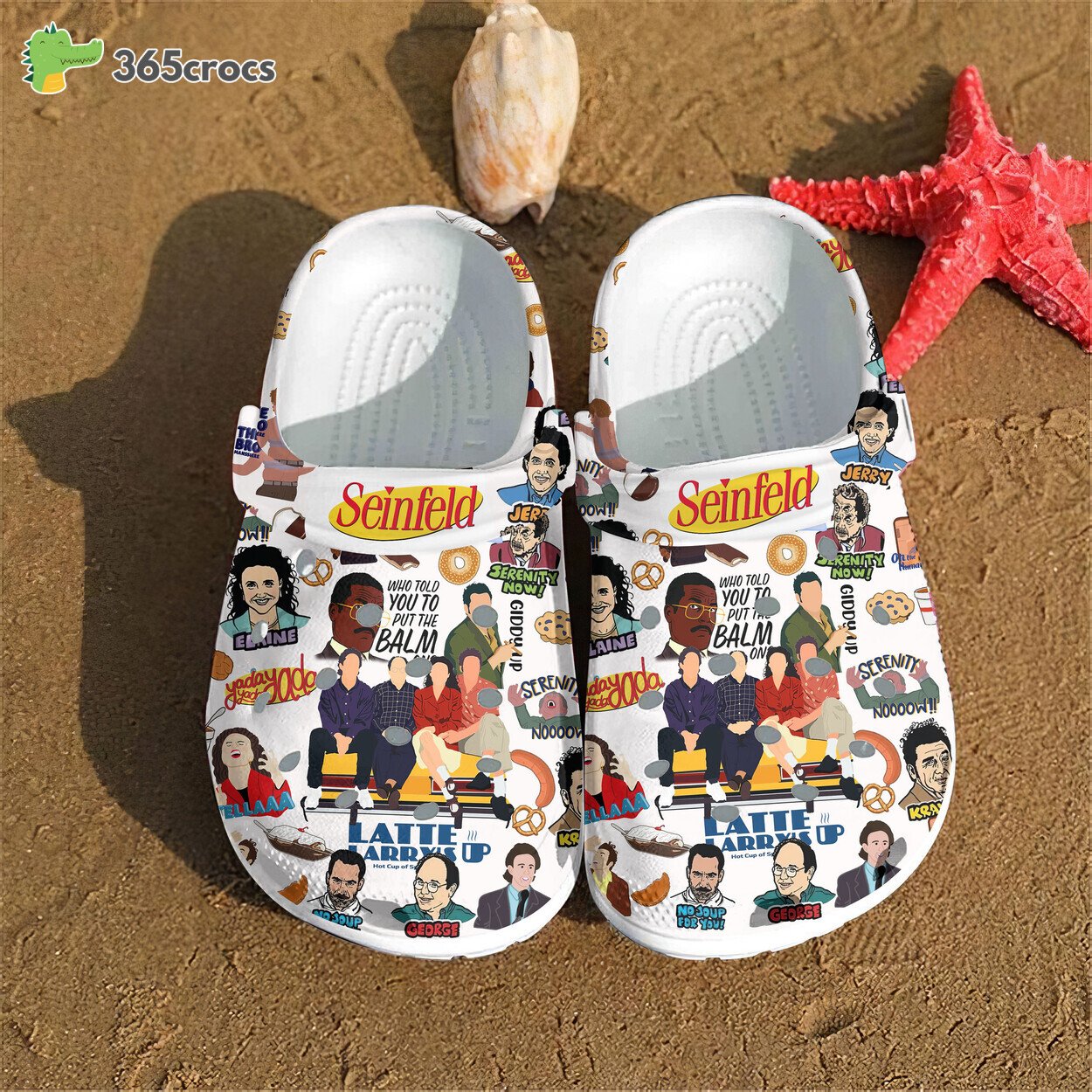 Seinfeld Classic Comedy TV Series Comfortable Crocs Clogs Nostalgic ...