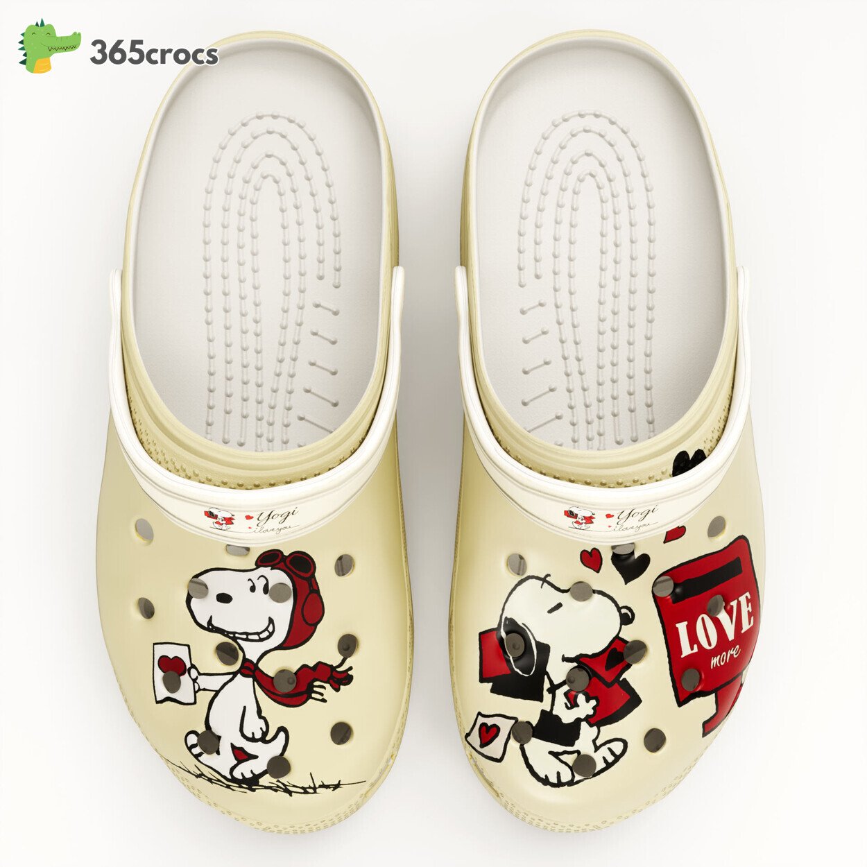 Snoopy Peanuts Cartoon Inspired Comfort Footwear Unique 3D Clog Design ...