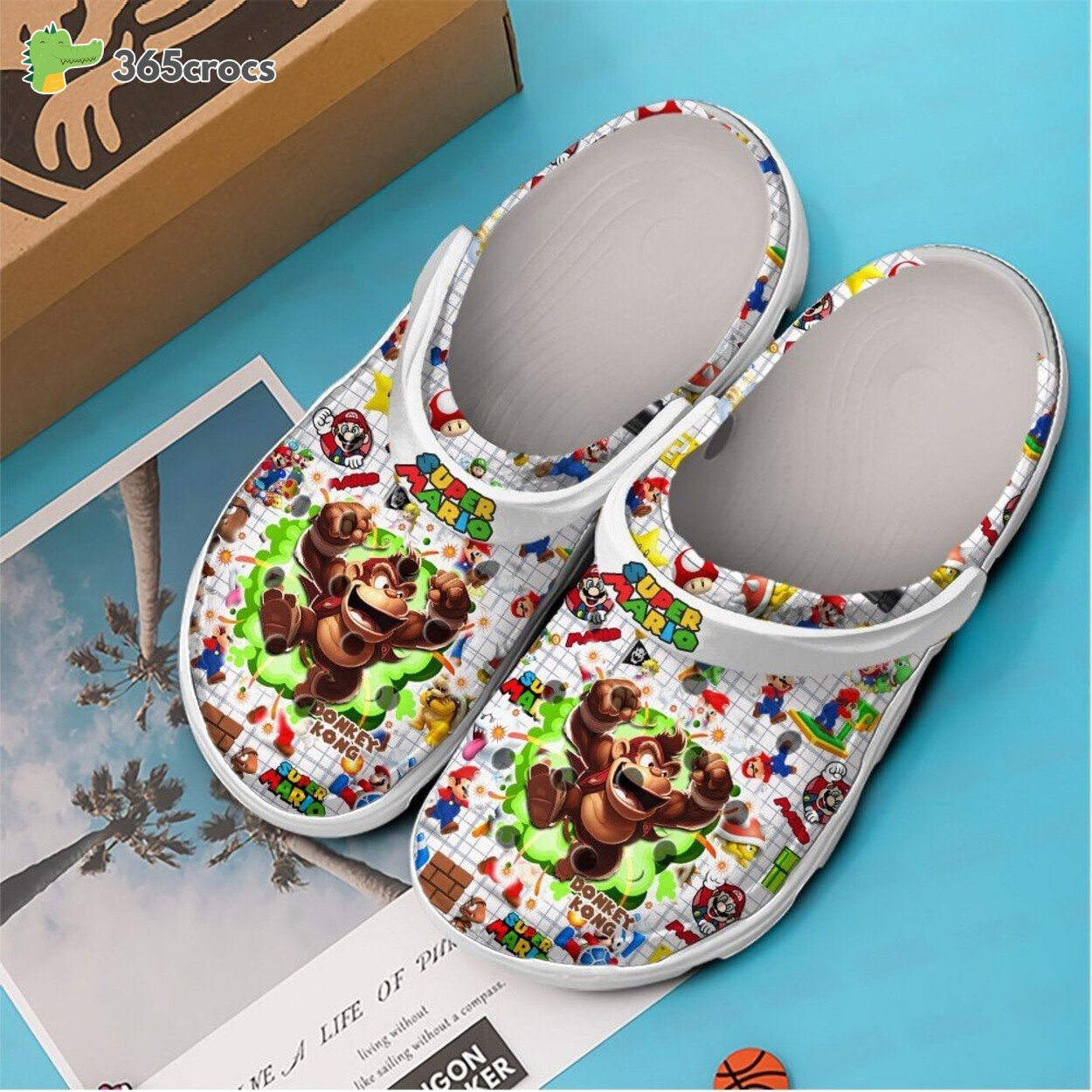 Super Mario Inspired Game Movie Comfort Kids Crocs Clog Shoes - 365crocs